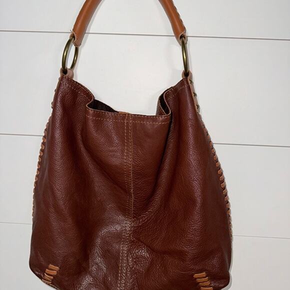 Lucky Brand | Bags | Lucky Brand Vintageinspired Leather Hobo Bag ...
